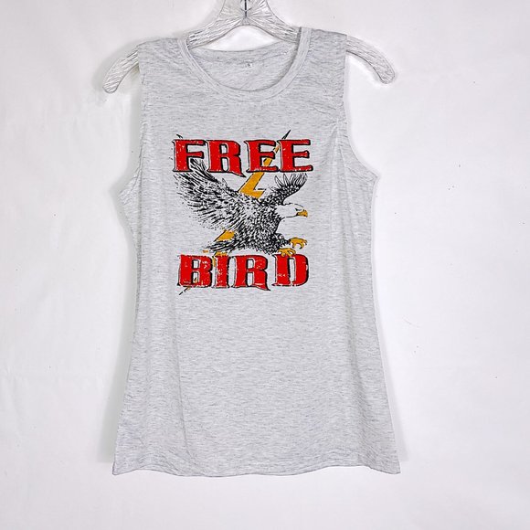 Mephobia | Tops | Boho Free Bird Eagle Graphic Tank Top | Poshmark